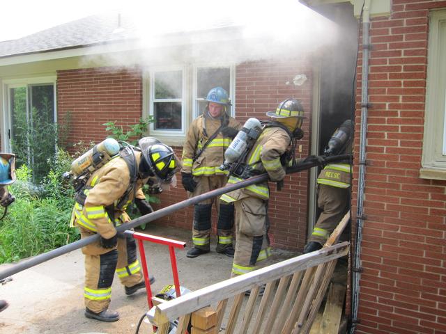 HOUSE BURNING & TRAINING - Gamber & Community Fire Company