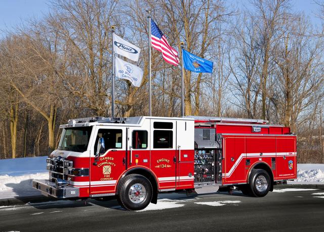 NEW ENGINE 134 DELIVERED - Gamber & Community Fire Company